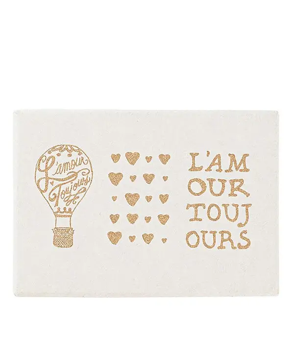 JULISKA L'amour Toujours Note Card Assorted Set Of 6 - Gold