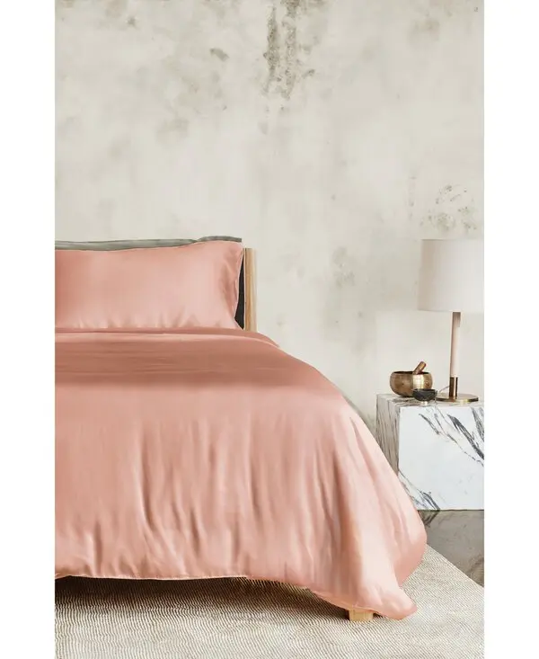 ETTITUDE Luxe Cleanbamboo Sateen+ Sheet Set, Queen - Copper