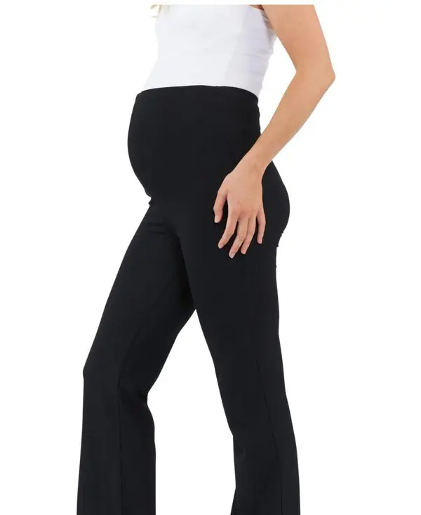RIPE MATERNITY Jonah Rib Flare Pant