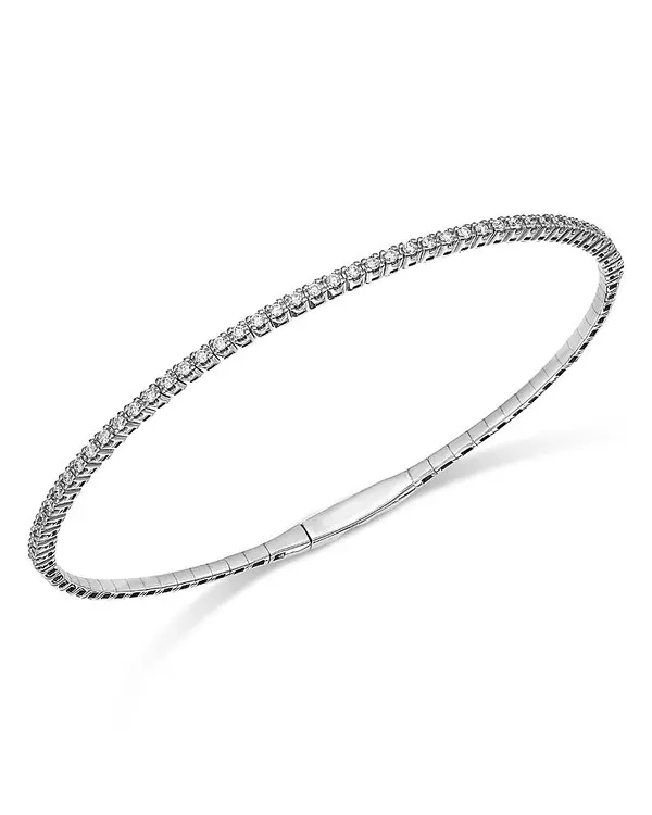 Bloomingdale'S Diamond Tennis Bracelet In 14k Gold - White