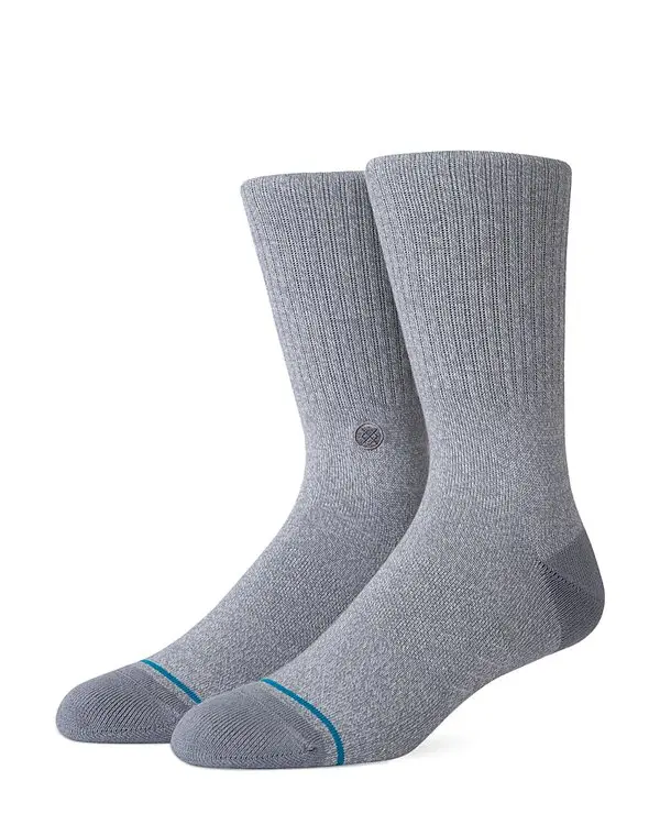 Stance Icon Socks - Grey Heather