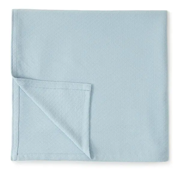 Bloomingdale'S Egyptian Cotton Diamond Blanket - Sky Blue