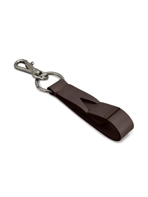 TOD'S Leather Key Holder - Brown
