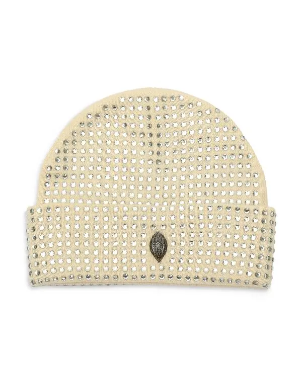 Kurt Geiger Crystal Beanie - Bone | Editorialist display picture 3