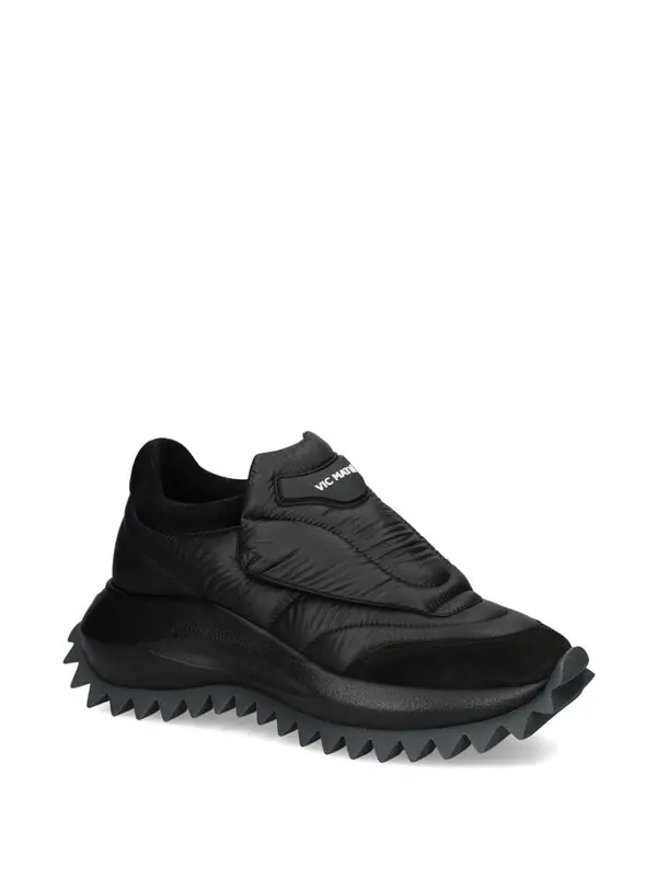 VIC MATIE Padded Slip-on Sneakers - Black