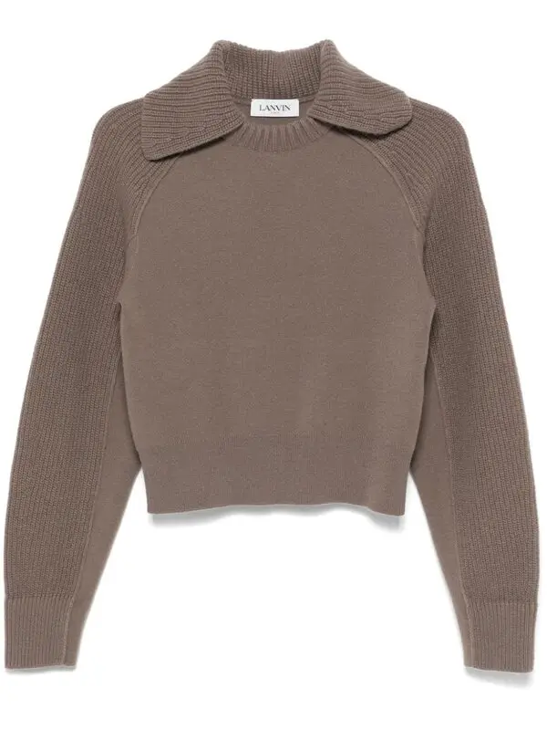 LANVIN Fine-knit Wool-cashmere Sweater