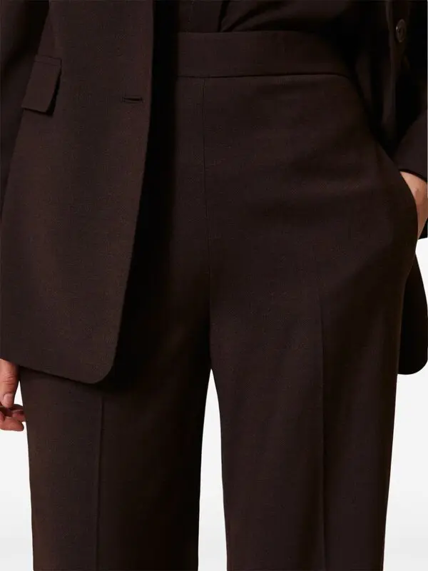 TWINSET High-waisted Trousers - Brown