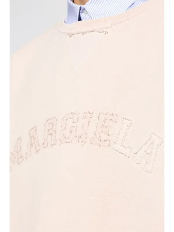 MAISON MARGIELA Logo Embroidered Sweatshirt