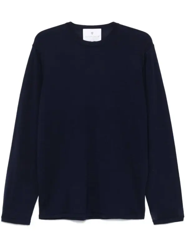 SEVEN GAUGE Crew-neck Sweater - Blue