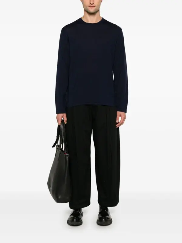 SEVEN GAUGE Crew-neck Sweater - Blue