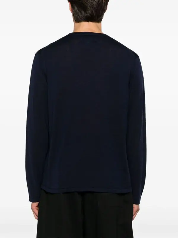 SEVEN GAUGE Crew-neck Sweater - Blue