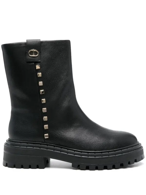 TWINSET Logo-plaque Ankle Boots