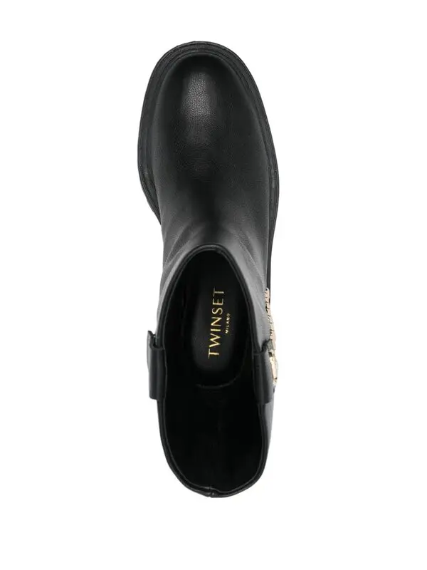 TWINSET Logo-plaque Ankle Boots