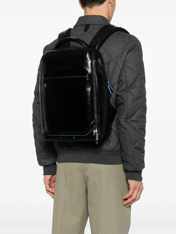 PIQUADRO Personalizable Backpack - Black