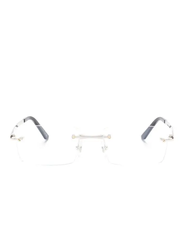 Cartier Santos De Glasses - Silver
