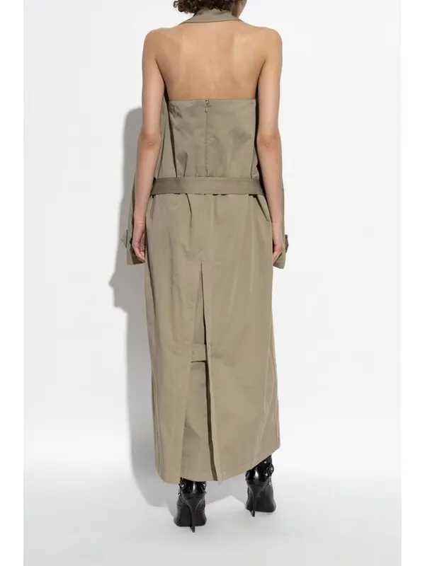 Balenciaga Suspended Midi Dress - Green
