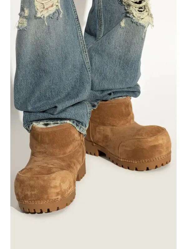 Balenciaga Alaska Boots - Brown | Editorialist