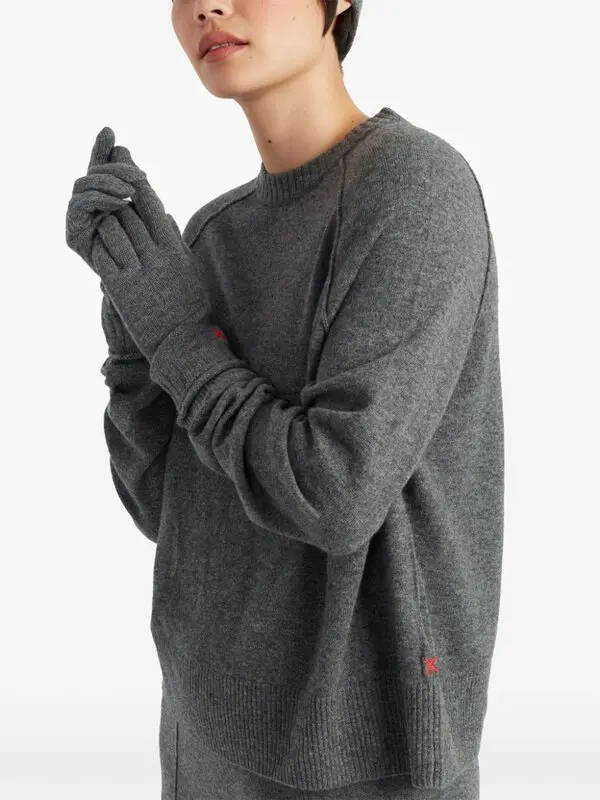 Chinti & Parker Knitted Gloves - Grey