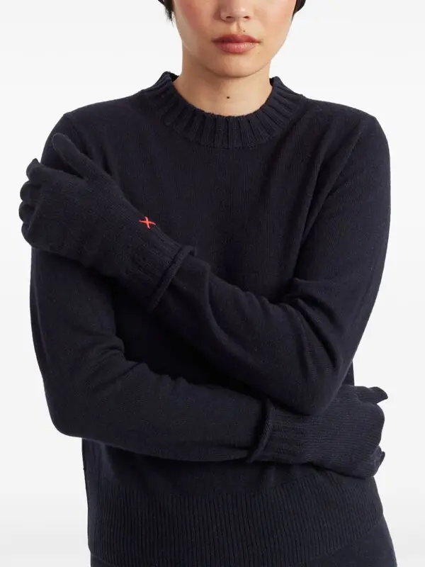 Chinti & Parker Knitted Gloves - Blue