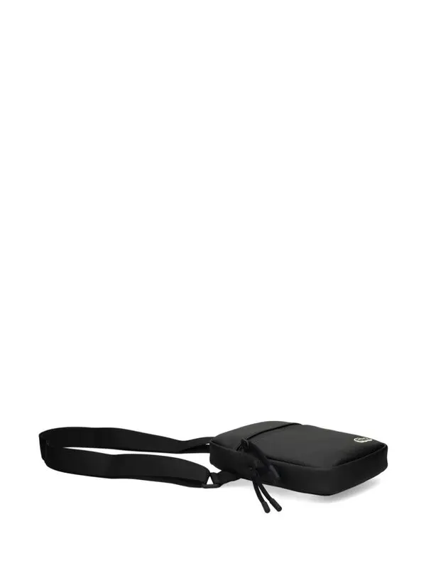 Lacoste Logo-appliqué Messenger Bag - Black