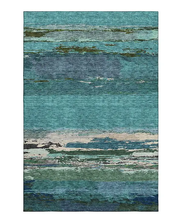 DALYN RUG COMPANY Dalyn Luxury Washable Trevi Tv8 Area Rug, 3' X 5 - Teal
