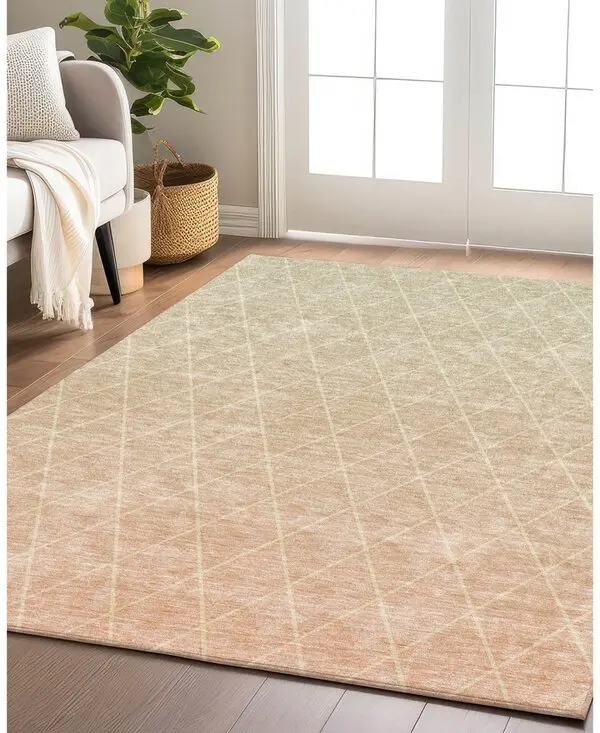 DALYN RUG COMPANY Dalyn Luxury Washable Lazio Lz2 Area Rug, 2'6 X 3'10 - Salmon