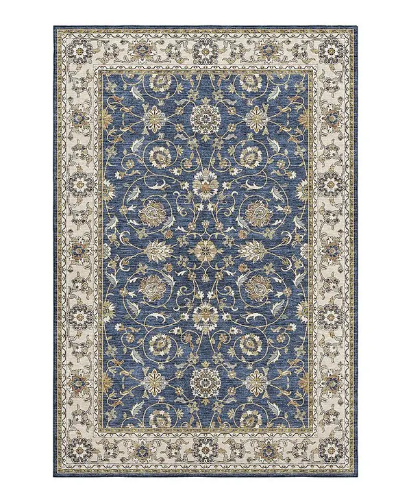 DALYN RUG COMPANY Dalyn Luxury Washable Hatay Hy1 Area Rug, 3' X 5 - Navy