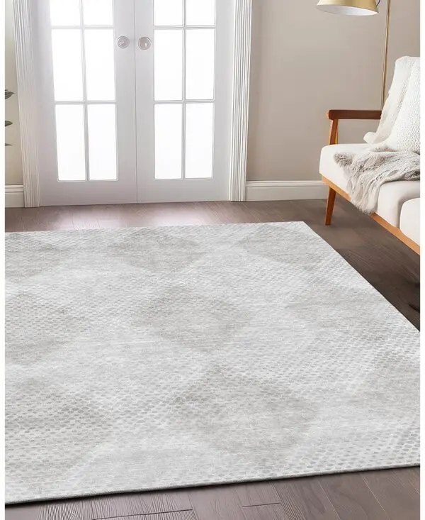 DALYN RUG COMPANY Dalyn Luxury Washable Trevi Tv4 Area Rug, 10' X 14 - Ivory