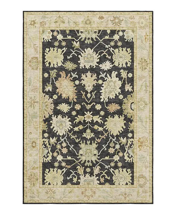 DALYN RUG COMPANY Dalyn Luxury Washable Hatay Hy2 Area Rug, 8' X 10 - Black
