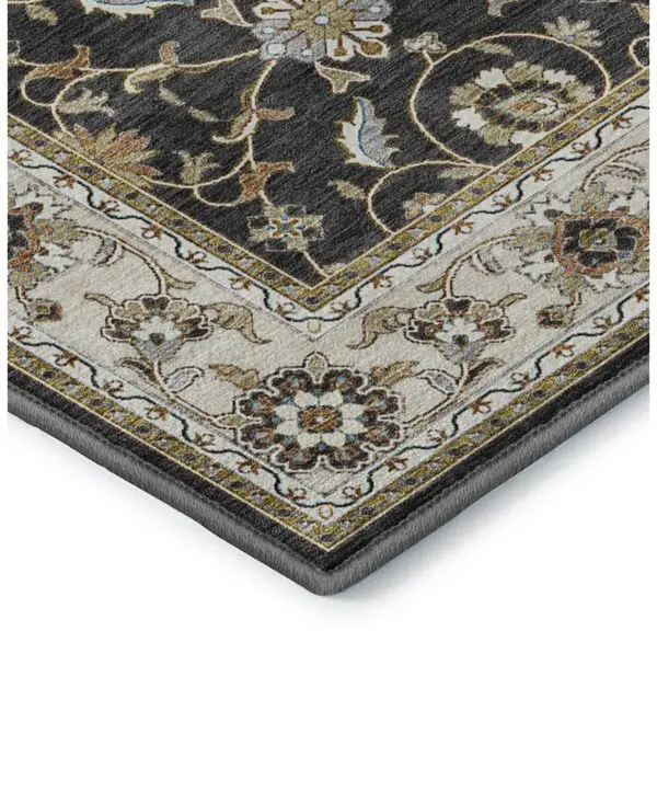 DALYN RUG COMPANY Dalyn Luxury Washable Hatay Hy1 Area Rug, 10' X 14 - Black