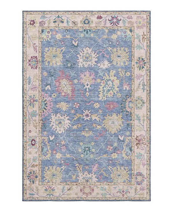 DALYN RUG COMPANY Dalyn Luxury Washable Hatay Hy7 Area Rug, 3' X 5 - Blue