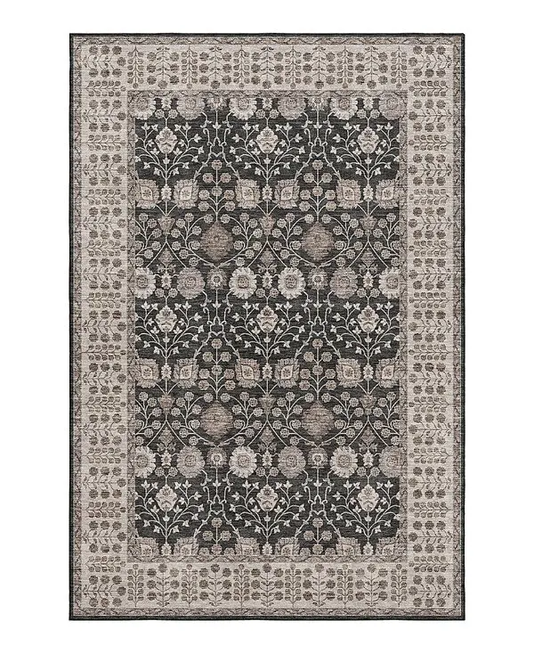 DALYN RUG COMPANY Dalyn Luxury Washable Hatay Hy8 Area Rug, 3' X 5 - Black