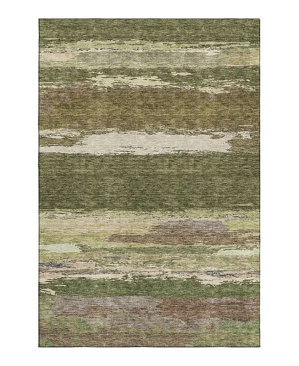 DALYN RUG COMPANY Dalyn Luxury Washable Trevi Tv8 Area Rug, 5' X 7'6 - Olive