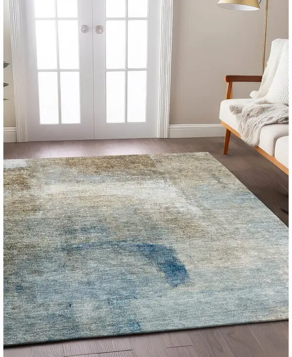 DALYN RUG COMPANY Dalyn Luxury Washable Trevi Tv5 Area Rug, 9' X 12 - Taupe
