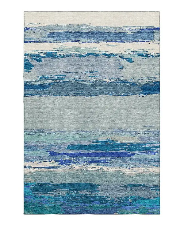 DALYN RUG COMPANY Dalyn Luxury Washable Trevi Tv8 Area Rug, 9' X 12 - Blue