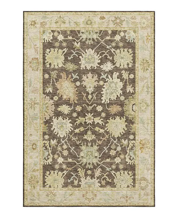 DALYN RUG COMPANY Dalyn Luxury Washable Hatay Hy2 Area Rug, 5' X 7'6 - Chocolate