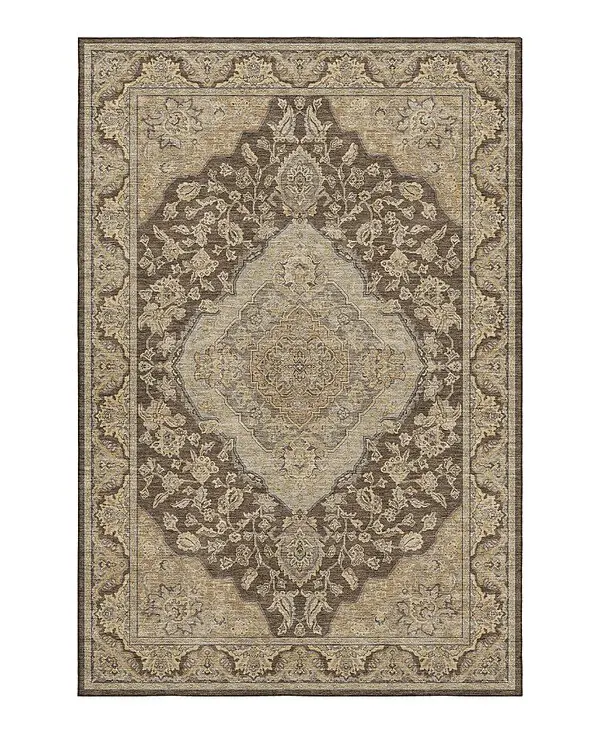 DALYN RUG COMPANY Dalyn Luxury Washable Hatay Hy3 Area Rug, 2'6 X 3'10 - Chocolate
