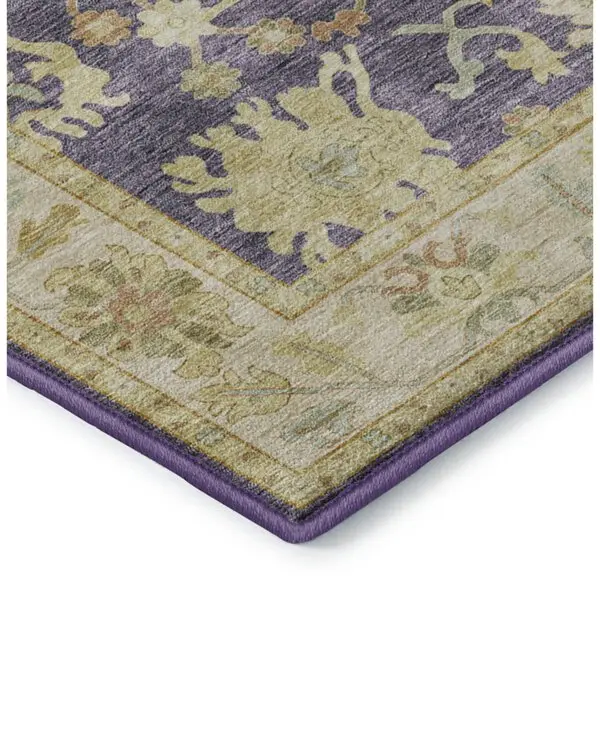DALYN RUG COMPANY Dalyn Luxury Washable Hatay Hy2 Area Rug, 9' X 12 - Eggplant