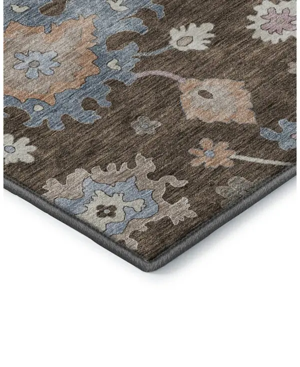 DALYN RUG COMPANY Dalyn Luxury Washable Hatay Hy4 Area Rug, 2'6 X 3'10 - Chocolate