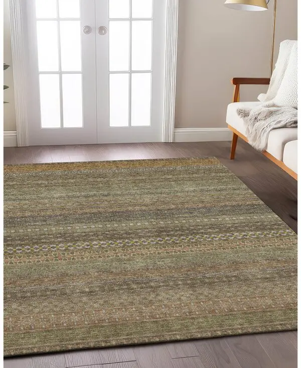 DALYN RUG COMPANY Dalyn Luxury Washable Trevi Tv3 Area Rug, 3' X 5 - Khaki