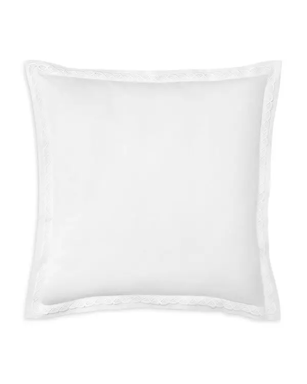 PRATESI Palazzo Continental Euro Sham - White/white