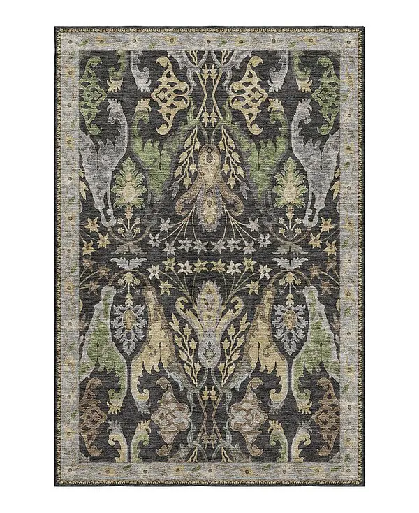 DALYN RUG COMPANY Dalyn Luxury Washable Hatay Hy6 Area Rug, 2'6 X 3'10 - Black