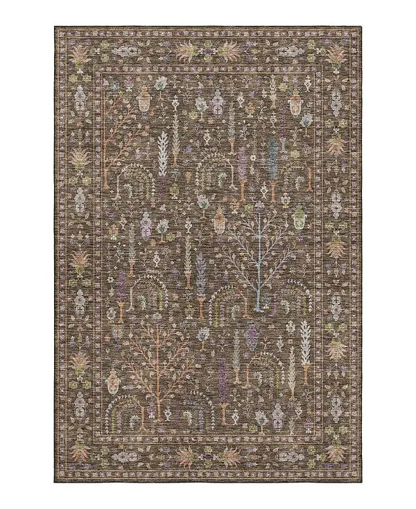 DALYN RUG COMPANY Dalyn Luxury Washable Hatay Hy5 Area Rug, 9' X 12 - Brown