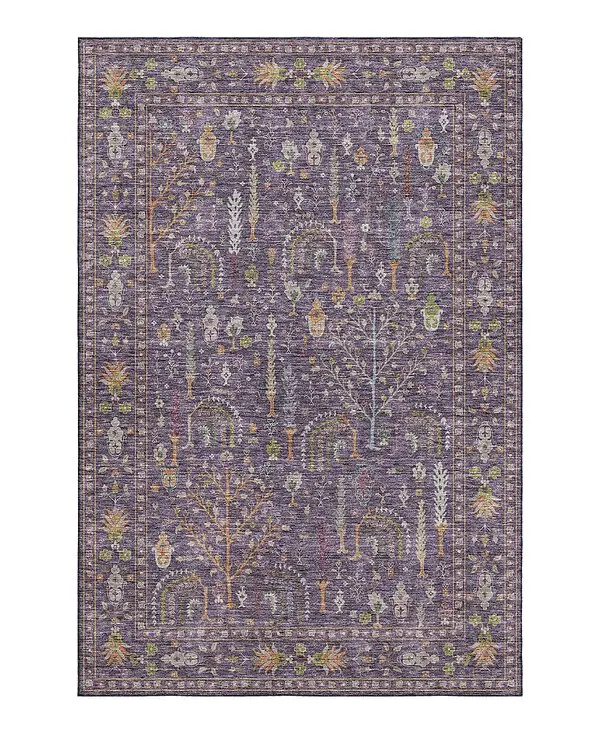 DALYN RUG COMPANY Dalyn Luxury Washable Hatay Hy5 Area Rug, 9' X 12 - Eggplant