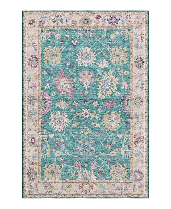 DALYN RUG COMPANY Dalyn Luxury Washable Hatay Hy7 Area Rug, 2'6 X 3'10 - Teal