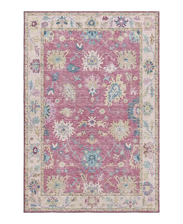 DALYN RUG COMPANY Dalyn Luxury Washable Hatay Hy7 Area Rug, 5' X 7'6 - Pink
