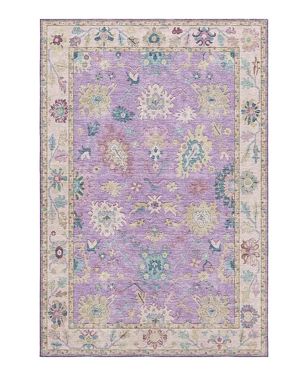 DALYN RUG COMPANY Dalyn Luxury Washable Hatay Hy7 Area Rug, 5' X 7'6 - Purple