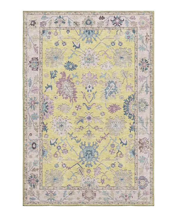 DALYN RUG COMPANY Dalyn Luxury Washable Hatay Hy7 Area Rug, 5' X 7'6 - Yellow