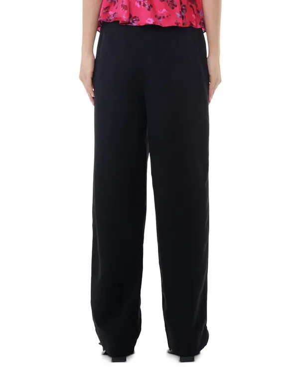 GANNI Drapey Melange Pleat Trousers