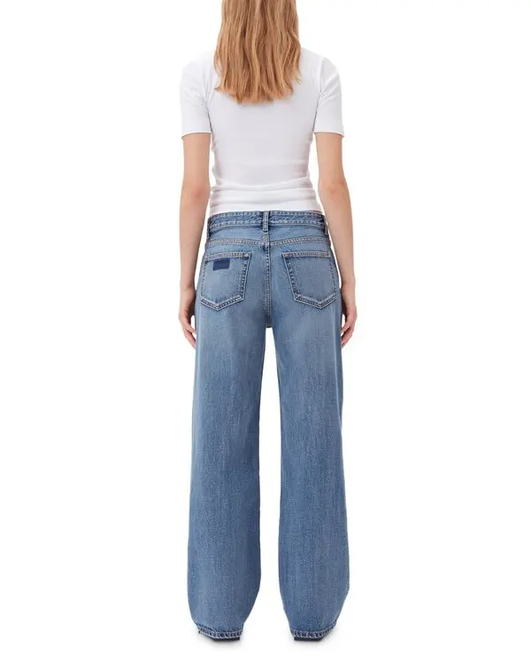GANNI Soft Ribbed Short Sleeve Tee